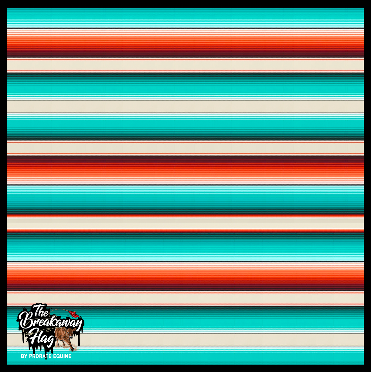 Turquoise Serape Breakaway Flag (College/Open/Pro) – ProRate Equine