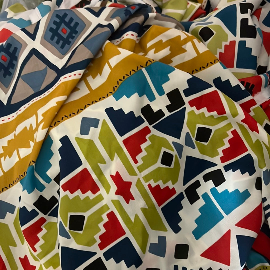 Crazy Aztec Light Fabric Wild Rag – ProRate Equine