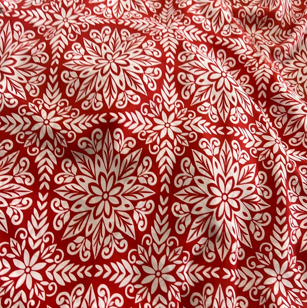Red Medallion Floral Wild Rag – ProRate Equine